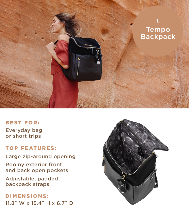Petunia Pickle Bottom | Diaper Bag Size Guide