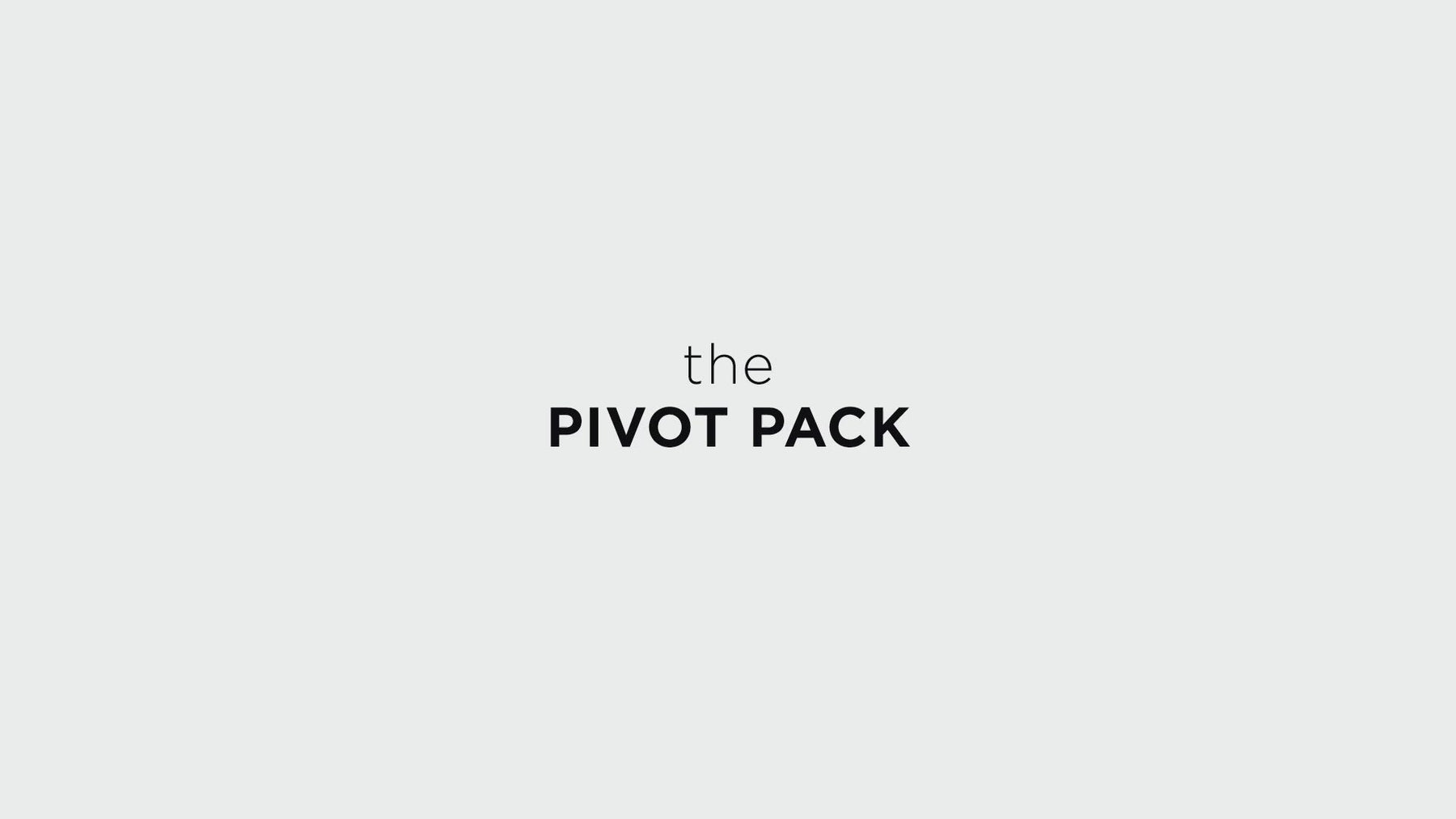 Pivot Pack - 2-in-1 Backpack + Tote | Black & Sand – Petunia Pickle Bottom
